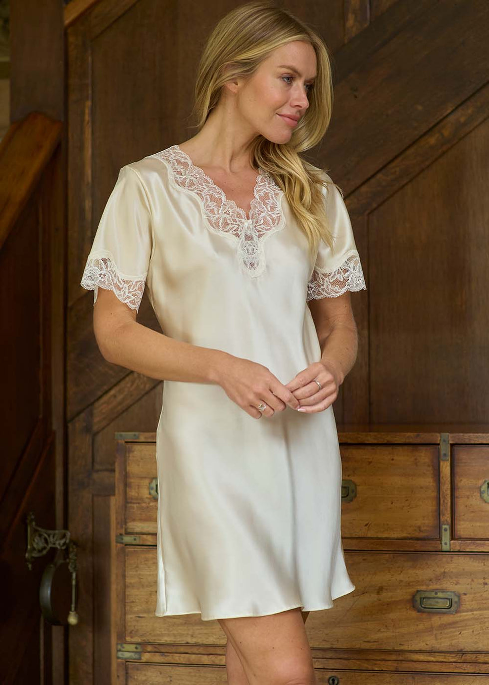 Celeste Pure Silk And Lace Lingerie Made In England By Sulis Sulis Silks