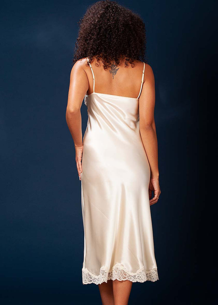 Pure Silk & Lace Joelle Nightdress Made In England – Sulis Silks